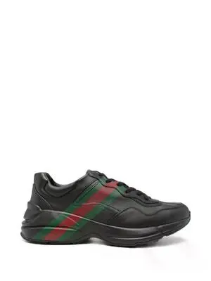 Gucci Rhyton Web-stripe Sneakers