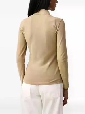 Lacoste Logo-patch Long-sleeve Polo Shirt