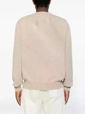 DANIELE FIESOLI Crew-neck Cashmere Sweater - Neutrals