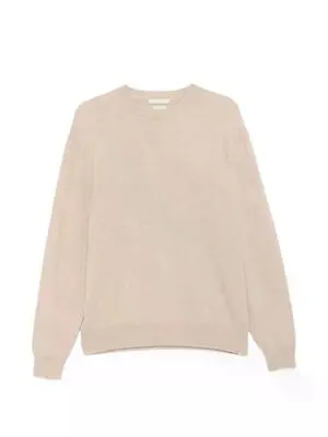 DANIELE FIESOLI Crew-neck Cashmere Sweater - Neutrals