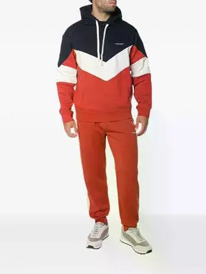 Armani Exchange Colour-block Drawstring Hoodie - Red