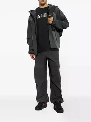 Nike Tech Dri-fit Woven Full-zip Color-block Windrunner Jacket - Grey