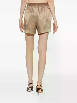 TOM FORD Logo-waistband Shorts - Neutrals