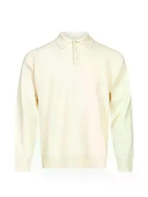 MANIFATTURE DEL NORD Long-sleeve Knitted Polo Shirt