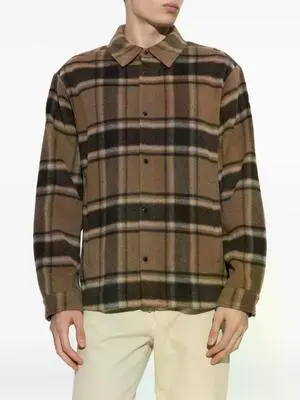 Moncler Check Wool Shirt Jacket