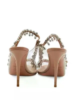 AQUAZZURA Temptation Crystal-embellished Sandals
