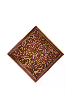 Emilio Pucci Labirinto-print Wool And Silk Shawl
