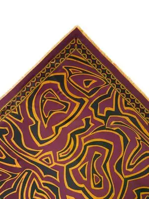 Emilio Pucci Labirinto-print Wool And Silk Shawl