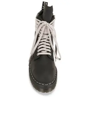 Rick Owens X Dr. Martens Quad Sole Steel Toe Boot