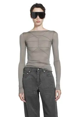 Rick Owens Tower Ls Temple T - Grey