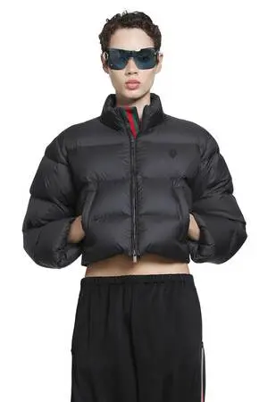 Gucci Padded Polyester Puffer Jacket - Black