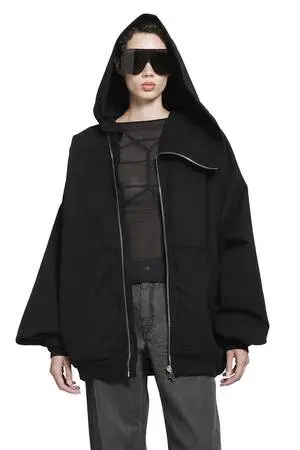 Rick Owens Tower Mountain Hun Hoodie - Black