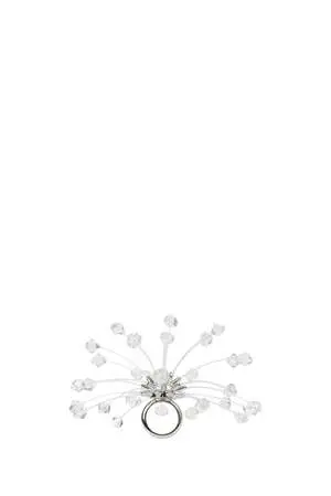 HUGO KREIT Crystal Ball Ring - Silver