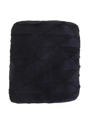 HANNES ROETHER Geometric-pattern Frayed Scarf