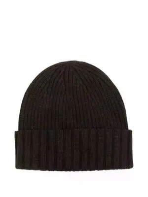 MC2 SAINT BARTH Sheldon Logo-patch Ribbed-knit Beanie Hat