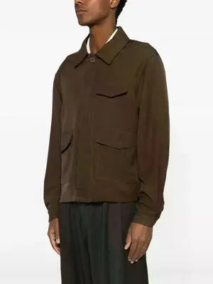 Imperial Button-up Flap-pocket Shirt Jacket