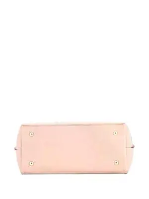LOUIS VUITTON Lockme Ever Handbag Leather Mm Satchel - Neutrals