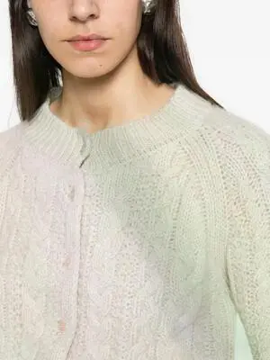 Ermanno Scervino Cable-knit Button-up Cardigan