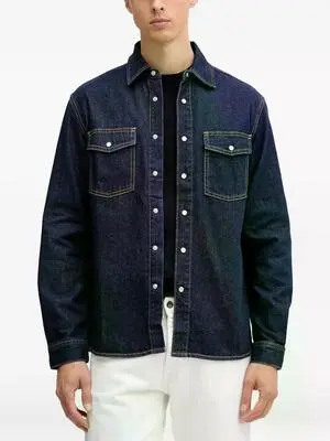 BENETTON Button-up Denim Overshirt