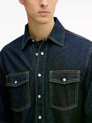 BENETTON Button-up Denim Overshirt