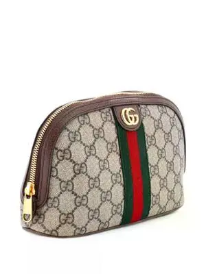 Gucci Ophidia Cosmetic Case Gg Coated Canvas Large Pouch
