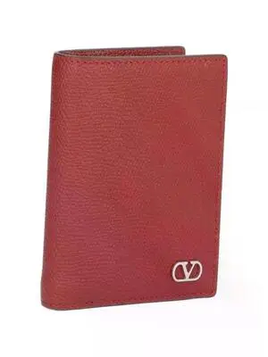 Valentino Garavani Vlogo Signature Cardholder In Grainy Calfskin