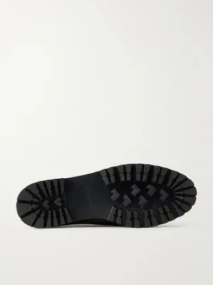 Manolo Blahnik Hawick Suede Lace-up Boots
