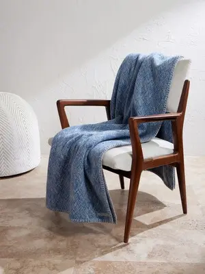 Missoni Camelia Striped Wool And Cashmere-blend Throw