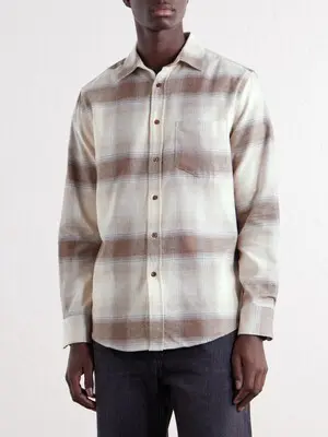 Portuguese Flannel Pantine Checked Cotton-flannel Shirt