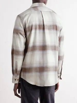Portuguese Flannel Pantine Checked Cotton-flannel Shirt