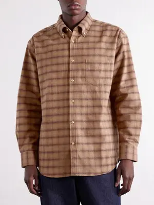 Portuguese Flannel Camila Oversized Checked Cotton-flannel Shirt