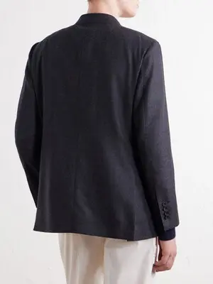 Rubinacci Double-breasted Virgin Wool-twill Blazer
