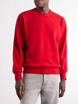 SSSTEIN Fulled Wool Sweater