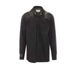 MAISON MARGIELA Taped Denim Shirt - Black