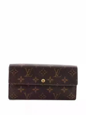 LOUIS VUITTON Sarah Wallet Monogram Canvas Small Wallets