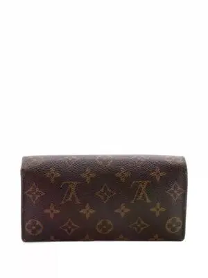 LOUIS VUITTON Sarah Wallet Monogram Canvas Small Wallets