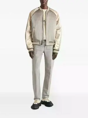 Givenchy Cargo Desert Boots In Canvas And Gum Leather