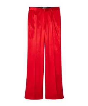 Celine Straight-leg Trousers In Satin