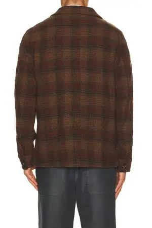 Barena Venezia Plaid Shirt Jacket