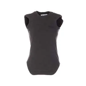 Attico Reese Tank Top With Logo - Black