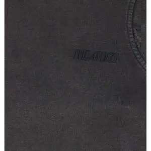 Attico Reese Tank Top With Logo - Black