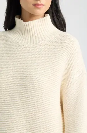 FRAME The Links Turtleneck Wool Sweater