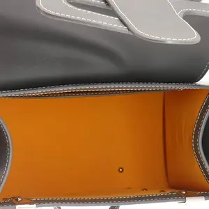 Goyard Saigon Top Handle Bag Coated Canvas With Leather Pm