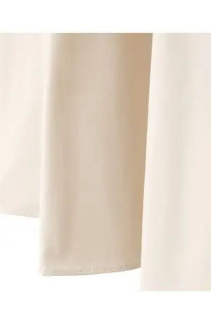 Mango Flared Stretch Cotton Midi Skirt