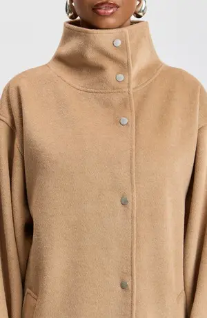 Avec Les Filles Cocoon Oversized Coat