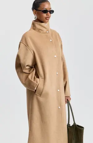 Avec Les Filles Cocoon Oversized Coat