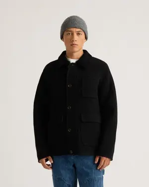 KANUK Standon Wool Field Jacket - Black