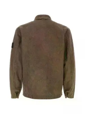Stone Island 1200029 Corduroy 'terra'-effect Overshirt
