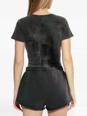 ENTIRE STUDIOS Micro-waffle T-shirt