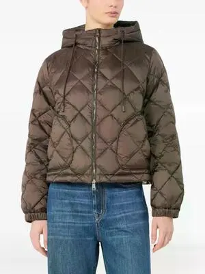 Max Mara Padded Jacket In Water-repellent Plain-weave Fabric